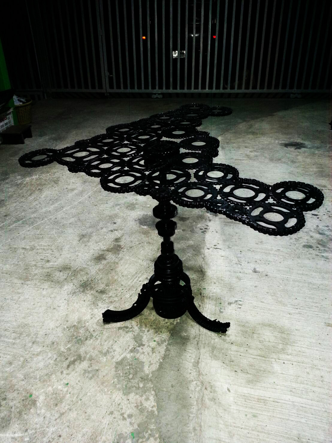 Handcrafted METAL Triangular Table(Triangle), Home, Office, Working ...